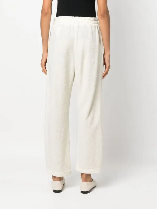 GENTRYPORTOFINO Textured Straight-leg Track Pants