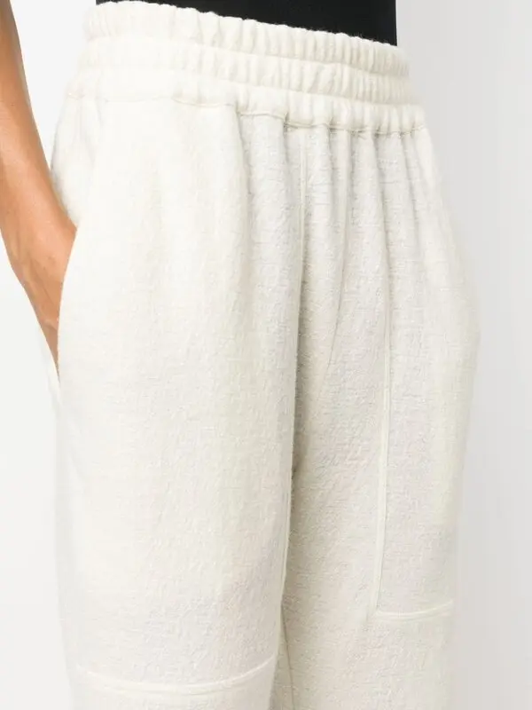 GENTRYPORTOFINO Textured Straight-leg Track Pants