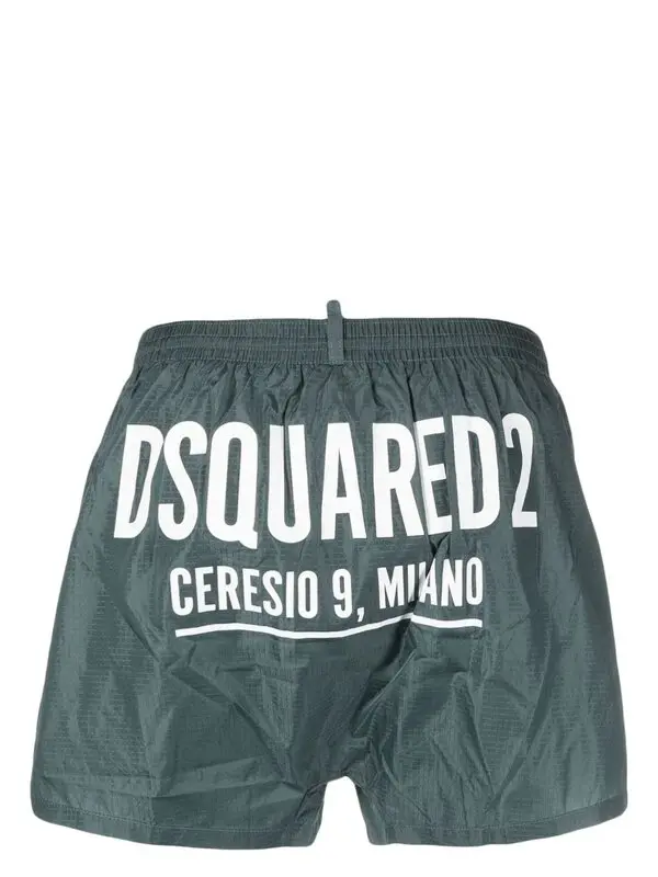 Dsquared2 Logo Print Swim Shorts