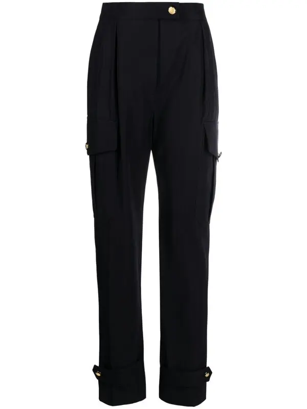 Alexander McQueen Tapered Cargo Trousers - Blue