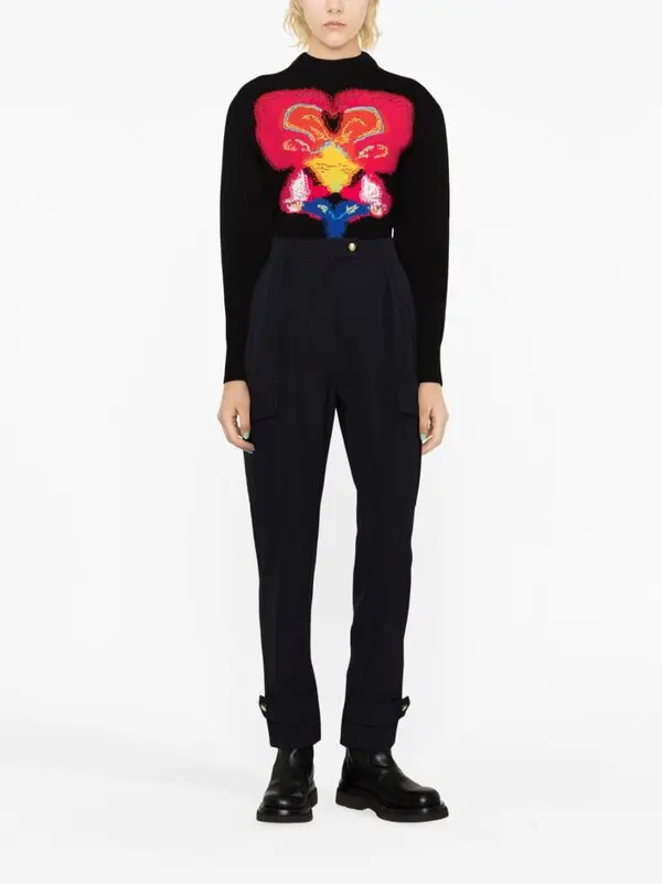 Alexander McQueen Tapered Cargo Trousers - Blue