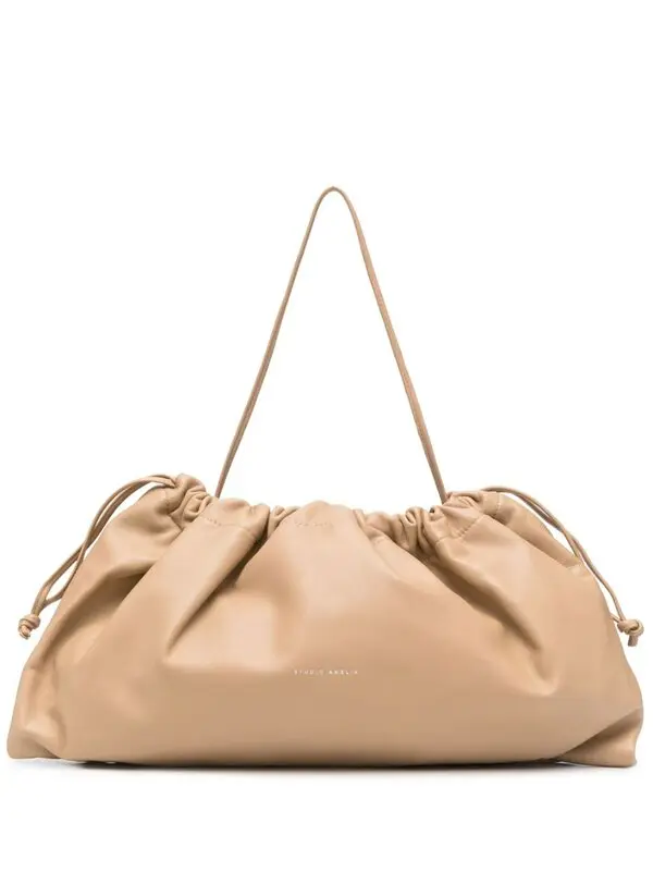 【アパルトモン】STUDIO AMELIAショルダーバッグ Studio Amelia Drawstring Leather Shoulder Bag In Neutrals - 20