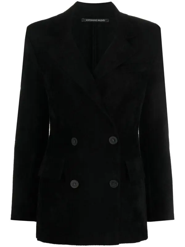 ANTONINO VALENTI Notched-lapel Double-breasted Blazer