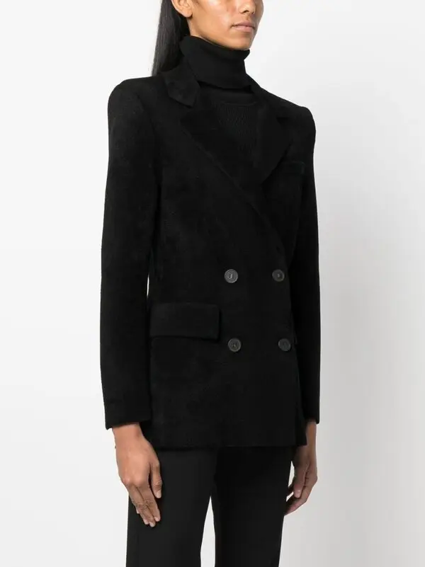 ANTONINO VALENTI Notched-lapel Double-breasted Blazer