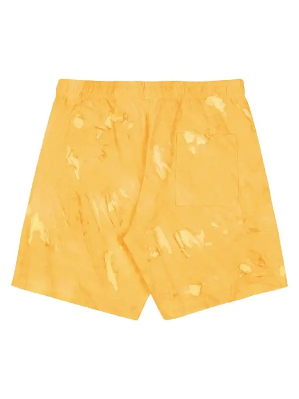 Sporty & Rich Logo-embroidered Cotton Track Shorts