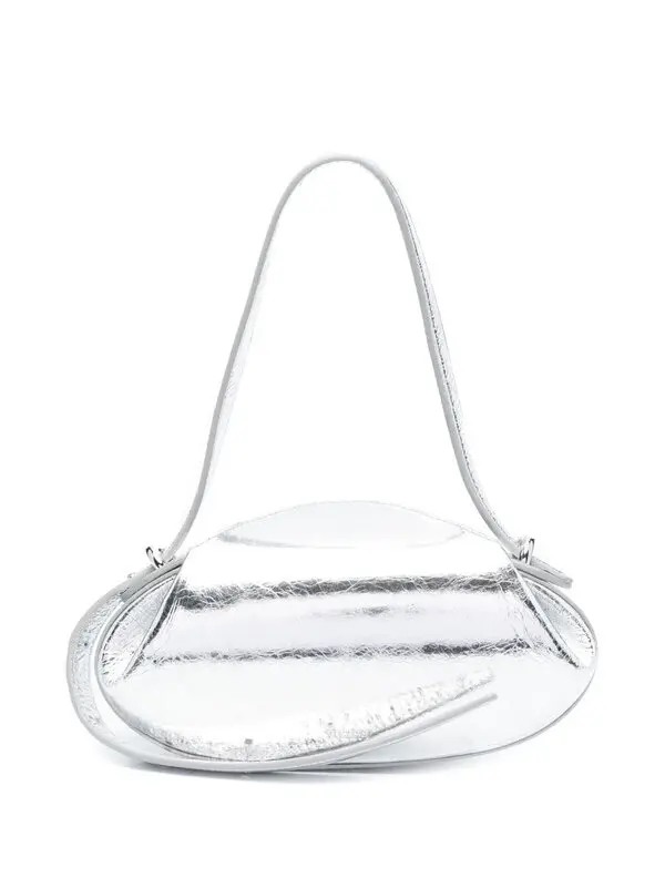 Yuzefi Cracked-leather Shoulder Bag