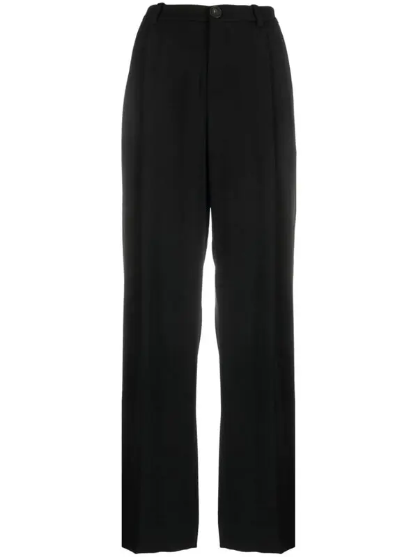 Vince Inverted-pleat Wide-leg Trousers
