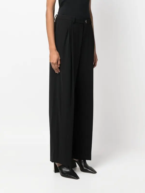 Vince Inverted-pleat Wide-leg Trousers