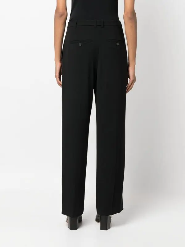 Vince Inverted-pleat Wide-leg Trousers