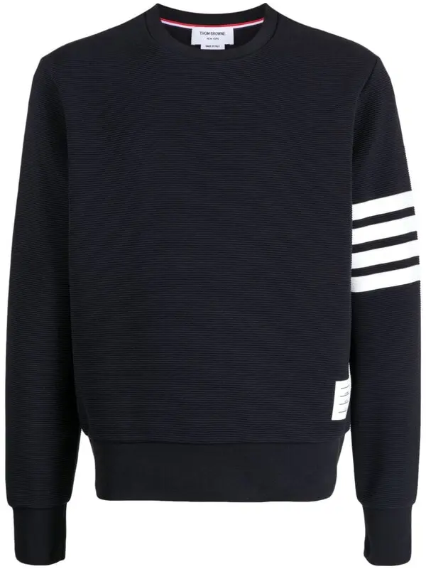 Thom Browne 4-bar Stripe Sweatshirt - Blue