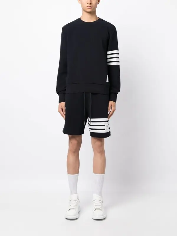 Thom Browne 4-bar Stripe Sweatshirt - Blue