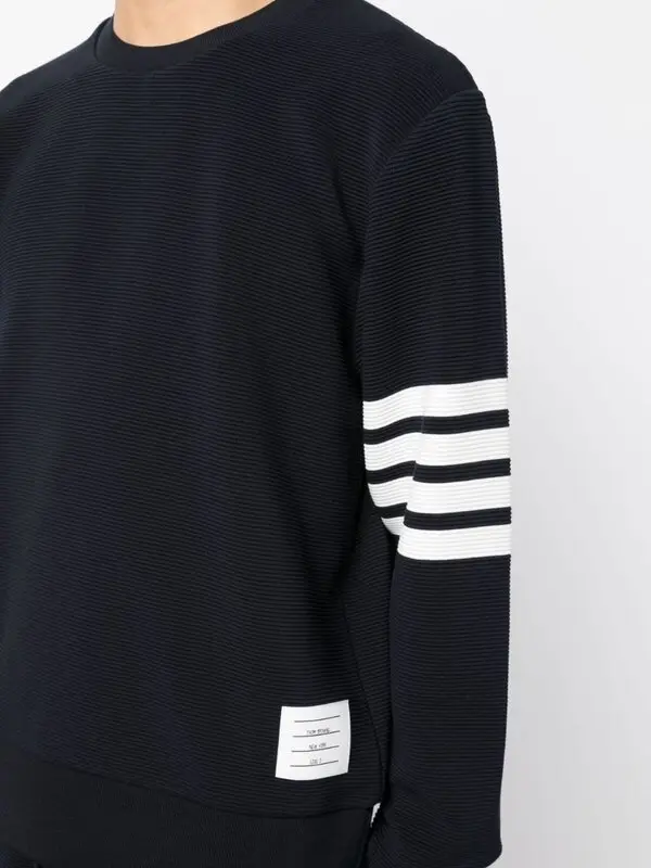 Thom Browne 4-bar Stripe Sweatshirt - Blue