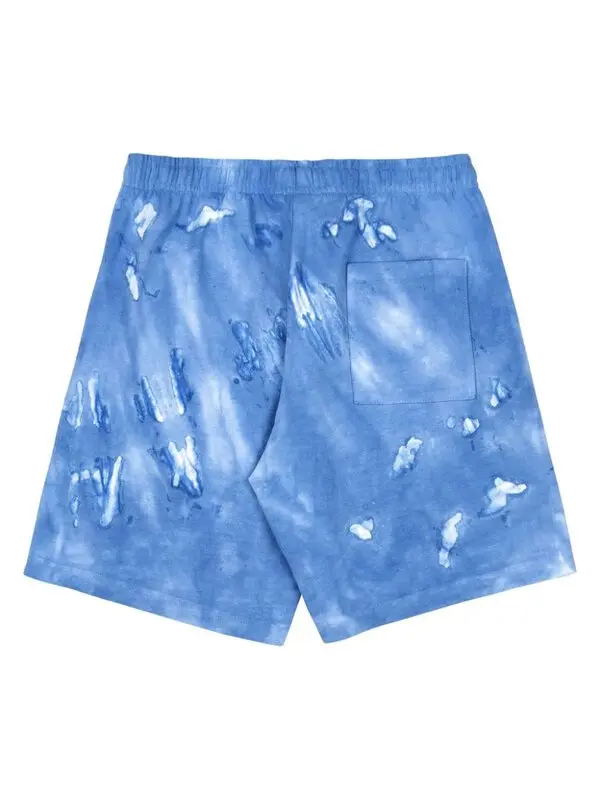 Sporty & Rich Wellness Ivy Gym' Bermuda Shorts - Blue