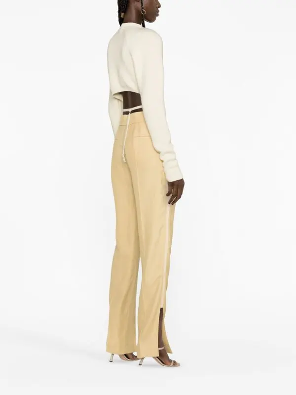 Jacquemus Le Pantalon Tibau Trousers - Neutrals