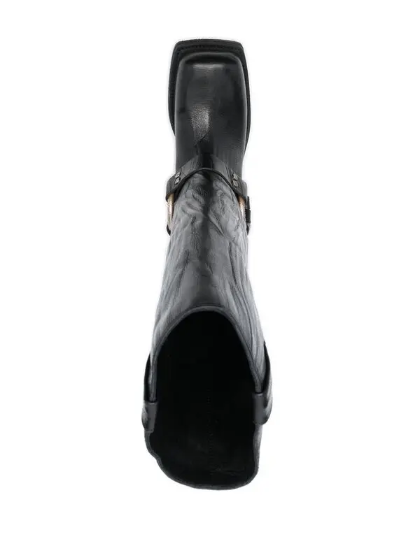 Acne Studios 30mm Knee-high Leather Boots - Black