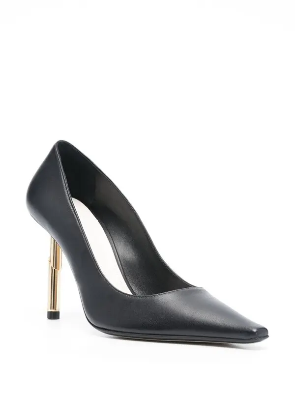LANVIN Metallic-heel Pointed-toe Pumps