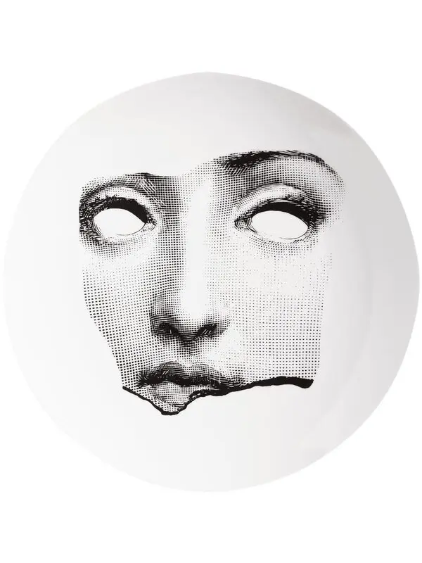 FORNASETTI Tema E Variazioni N.64 Wall Plate - White