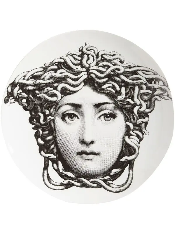 FORNASETTI Tema E Variazioni N.217 Wall Plate - White