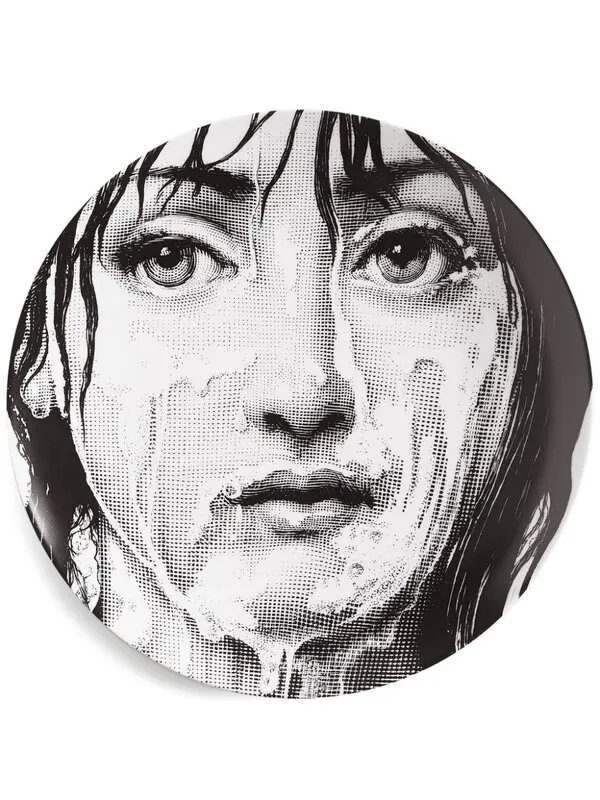 FORNASETTI Tema E Variazioni N.174 Wall Plate - White