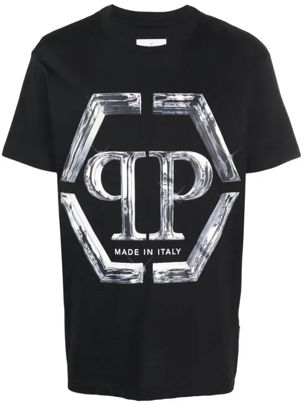 Philipp Plein Ss Pp Glass Cotton T-shirt