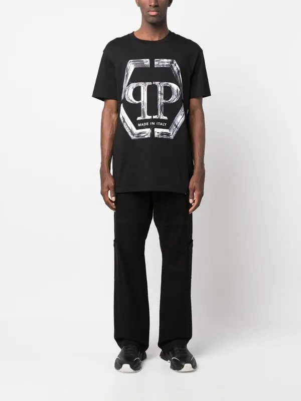 Philipp Plein Ss Pp Glass Cotton T-shirt