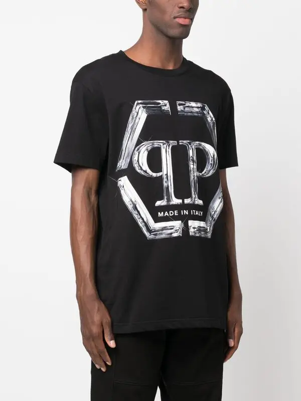 Philipp Plein Ss Pp Glass Cotton T-shirt