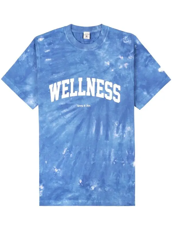 Sporty & Rich Logo-print T-shirt - Blue