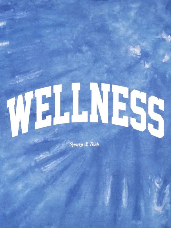Sporty & Rich Logo-print T-shirt - Blue