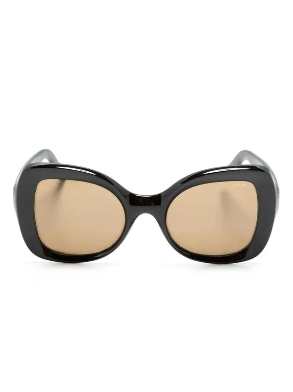 LAPIMA Isabel Oversized Cat-eye Sunglasses - Black