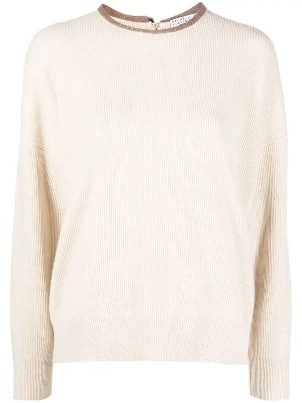 Brunello Cucinelli Monili Bead-embellished Jumper