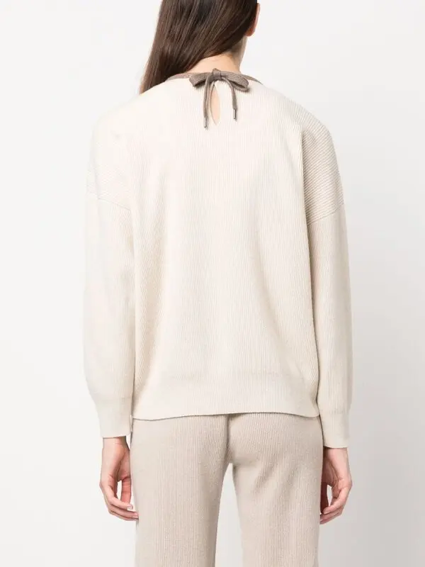 Brunello Cucinelli Monili Bead-embellished Jumper