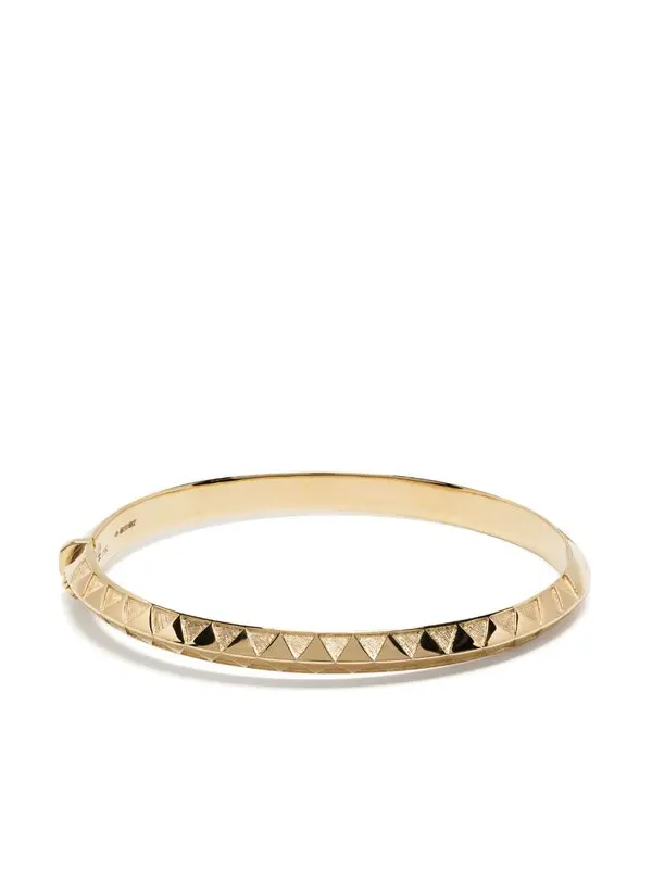 Harwell Godfrey 18kt Yellow Knife Edge Bangle