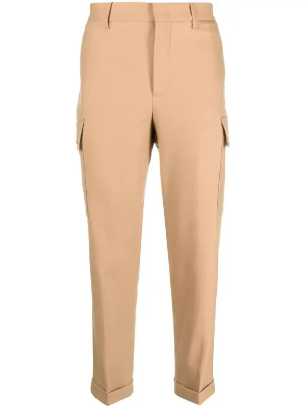 Etro Cargo-pockets Tapered Trousers - Brown