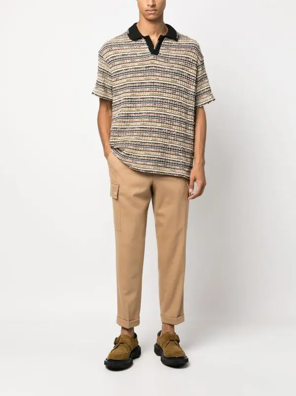 Etro Cargo-pockets Tapered Trousers - Brown