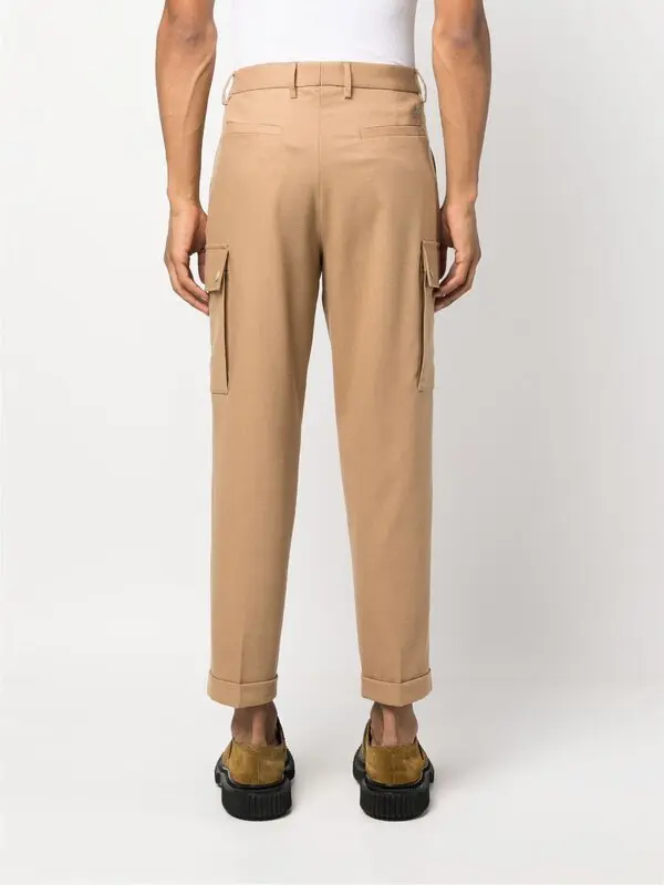 Etro Cargo-pockets Tapered Trousers - Brown