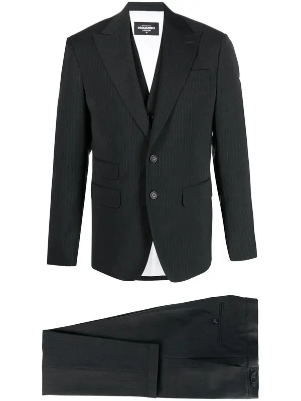Dsquared2 Pinstripe-pattern Three-piece Suit