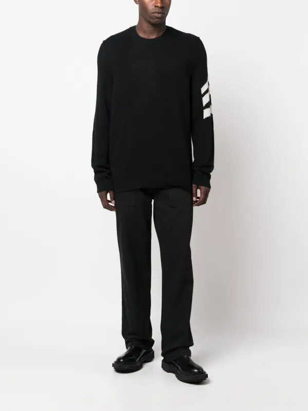 Zadig&Voltaire Stripe-detail Cashmere Jumper - Black