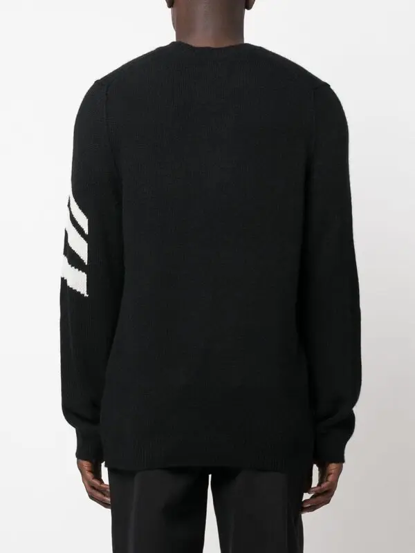 Zadig&Voltaire Stripe-detail Cashmere Jumper - Black