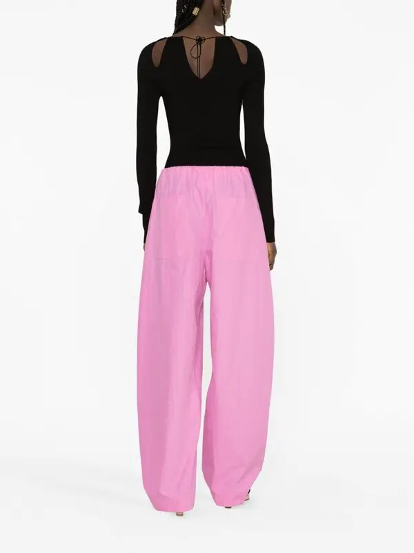Paris Georgia Cocoon Parachute Wide-leg Trousers - Pink