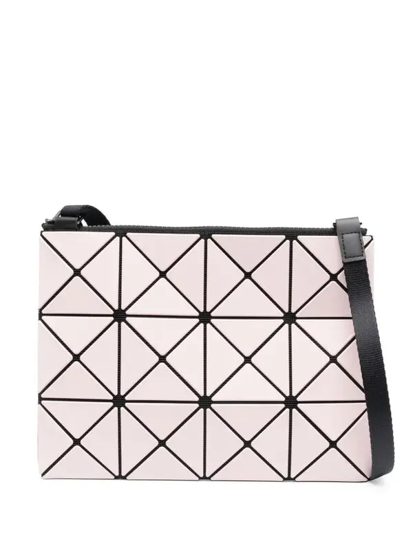 Issey Miyake Lucent Geometric-paneled Shoulder Bag - Pink