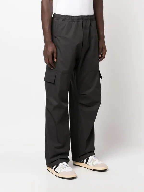 Moncler Logo-patch Cotton Cargo Trousers