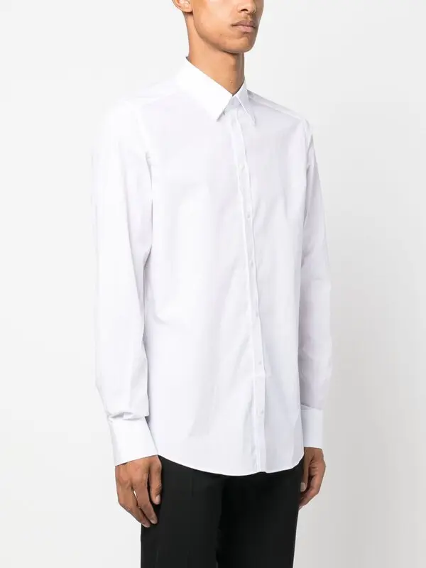 Dolce & Gabbana Spread-collar Cotton Shirt