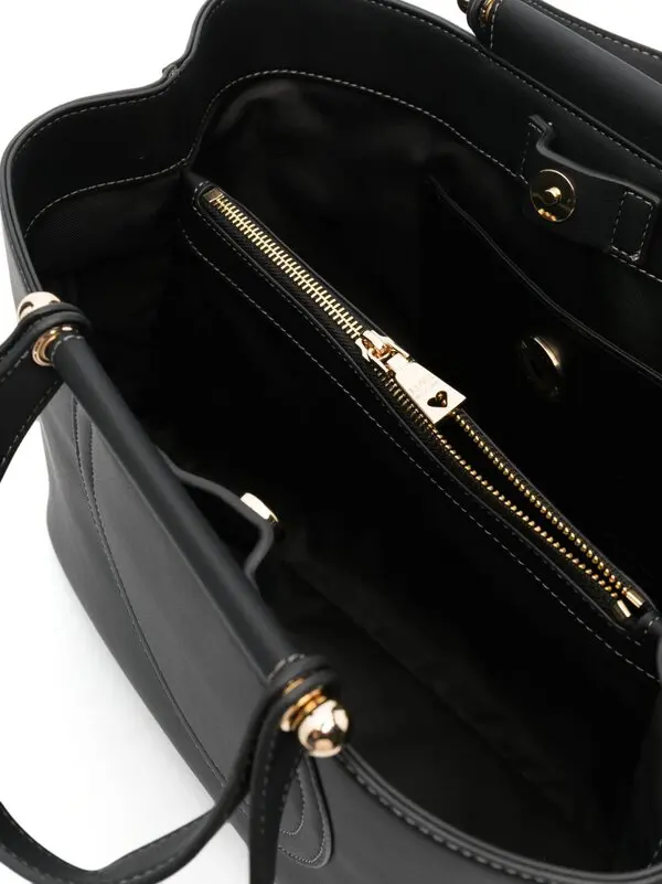 Moschino Logo Plaque Tote Bag