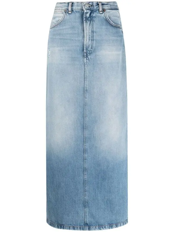 Acne Studios High-waisted Denim Maxi Skirt