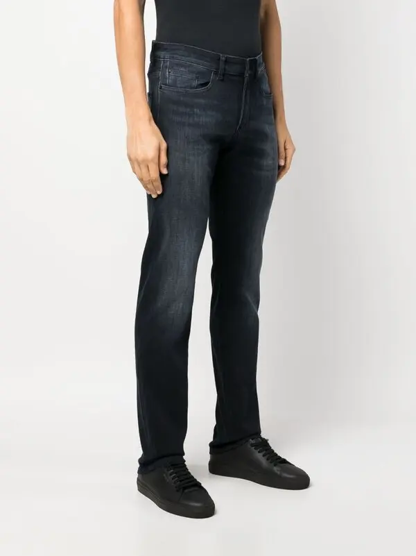 BOSS Logo-patch Cotton Jeans