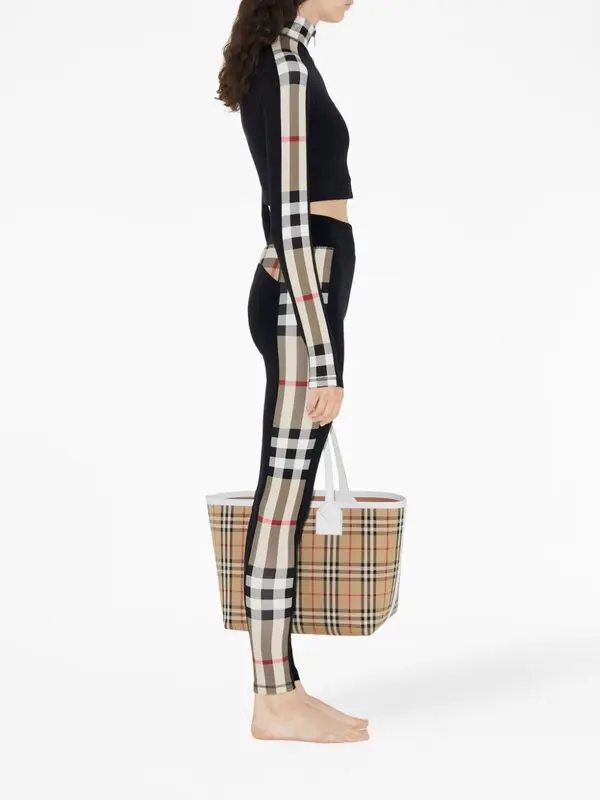 Burberry Vintage Check Panel Cropped Top