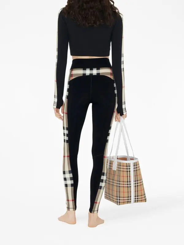 Burberry Vintage Check Panel Cropped Top
