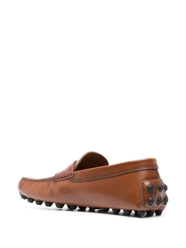 TOD'S Gommino Bubble Leather Driving Moccasins