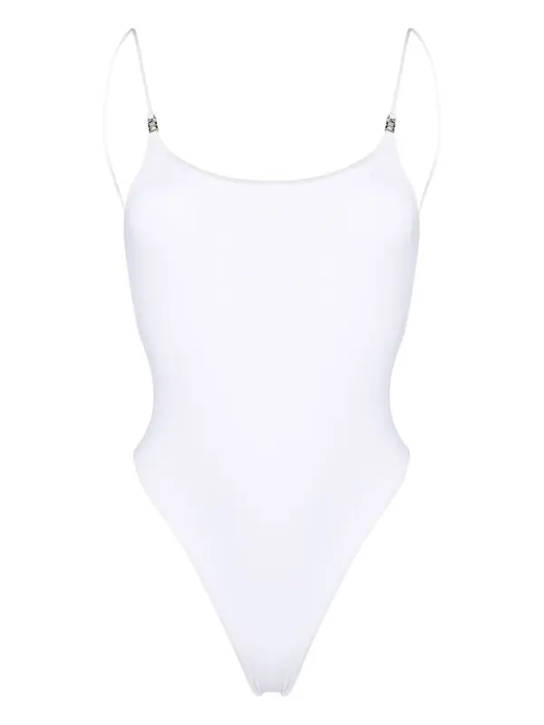 Dsquared2 Be Icon Open-back Swimsuit - White