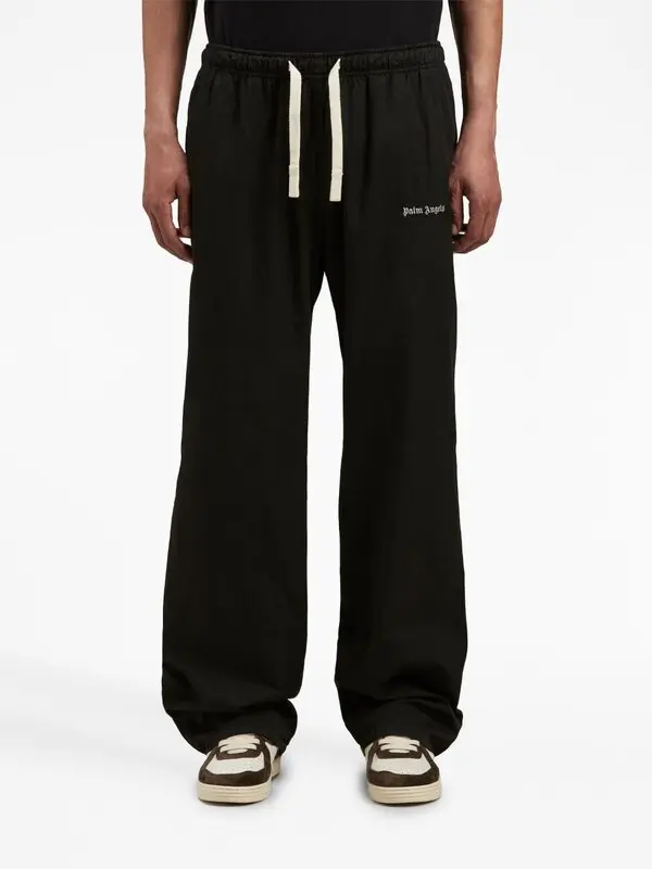 Palm Angels Logo-print Drawstring Track Pants - Black